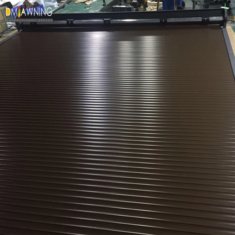 Aluminum Electrical Roof Rolling Shutter for Glassroom