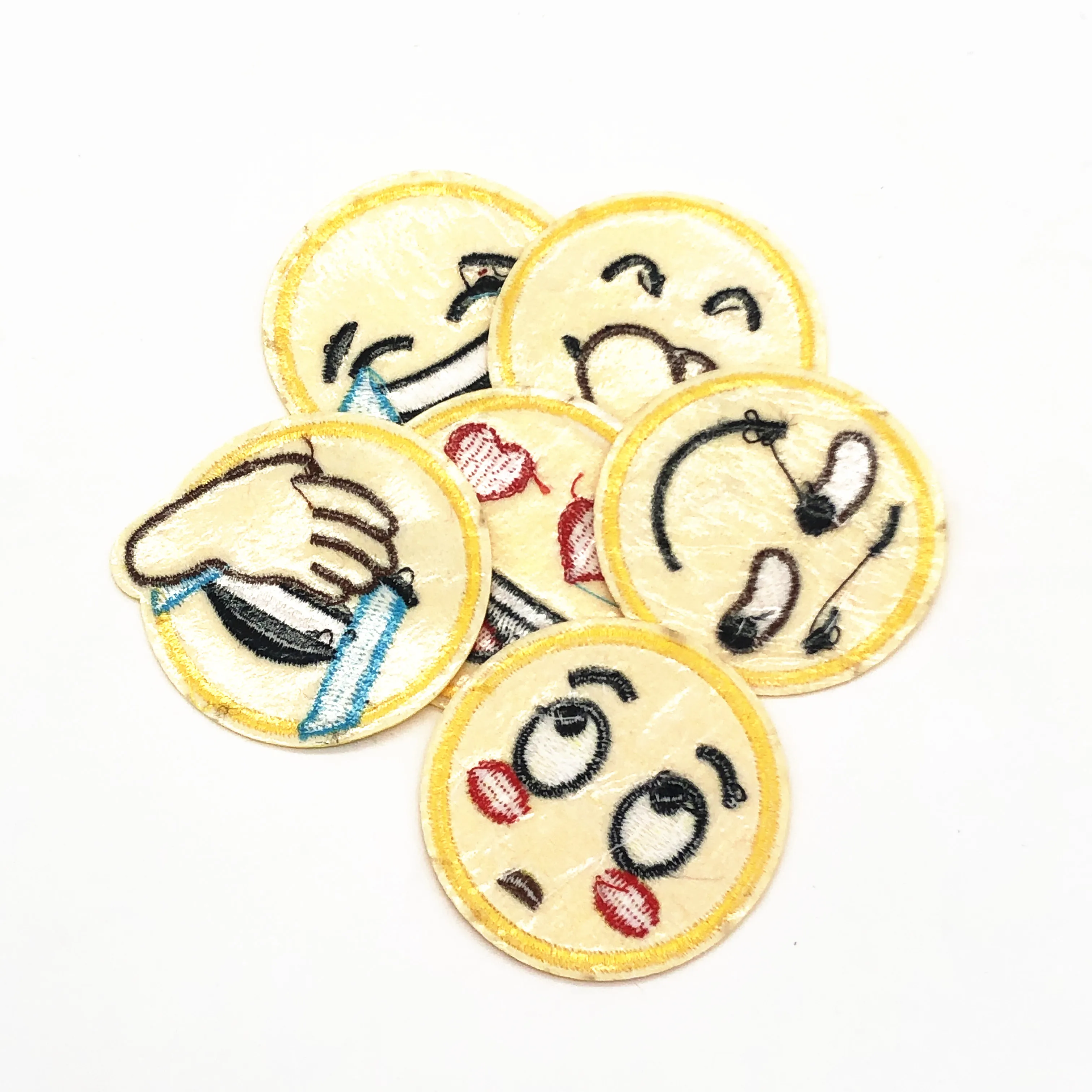 Wholesale Bulk Full Emoji Embroidery Patches For Children's Clothing ...