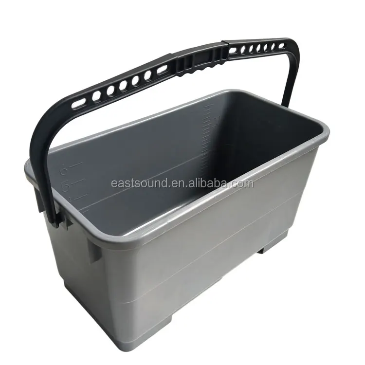 ESD Professional Plastic Rectangular Window Cleaning Bucket