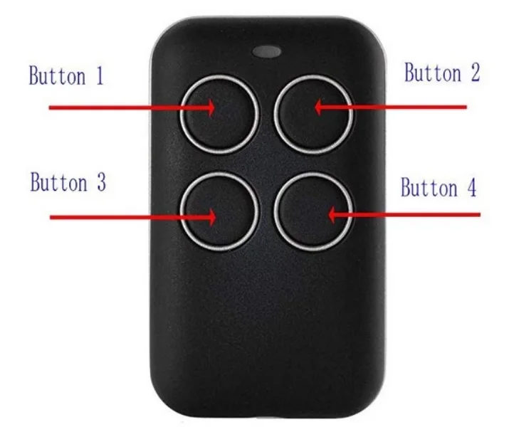 Wireless 4 Channel 433.92mhz Face To Face Copy Code Remote Controller ...