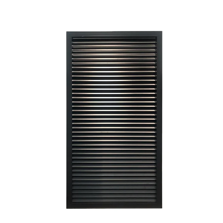Aluminum Stripe Louvre Screen for External Wall Design Hotel Use ...
