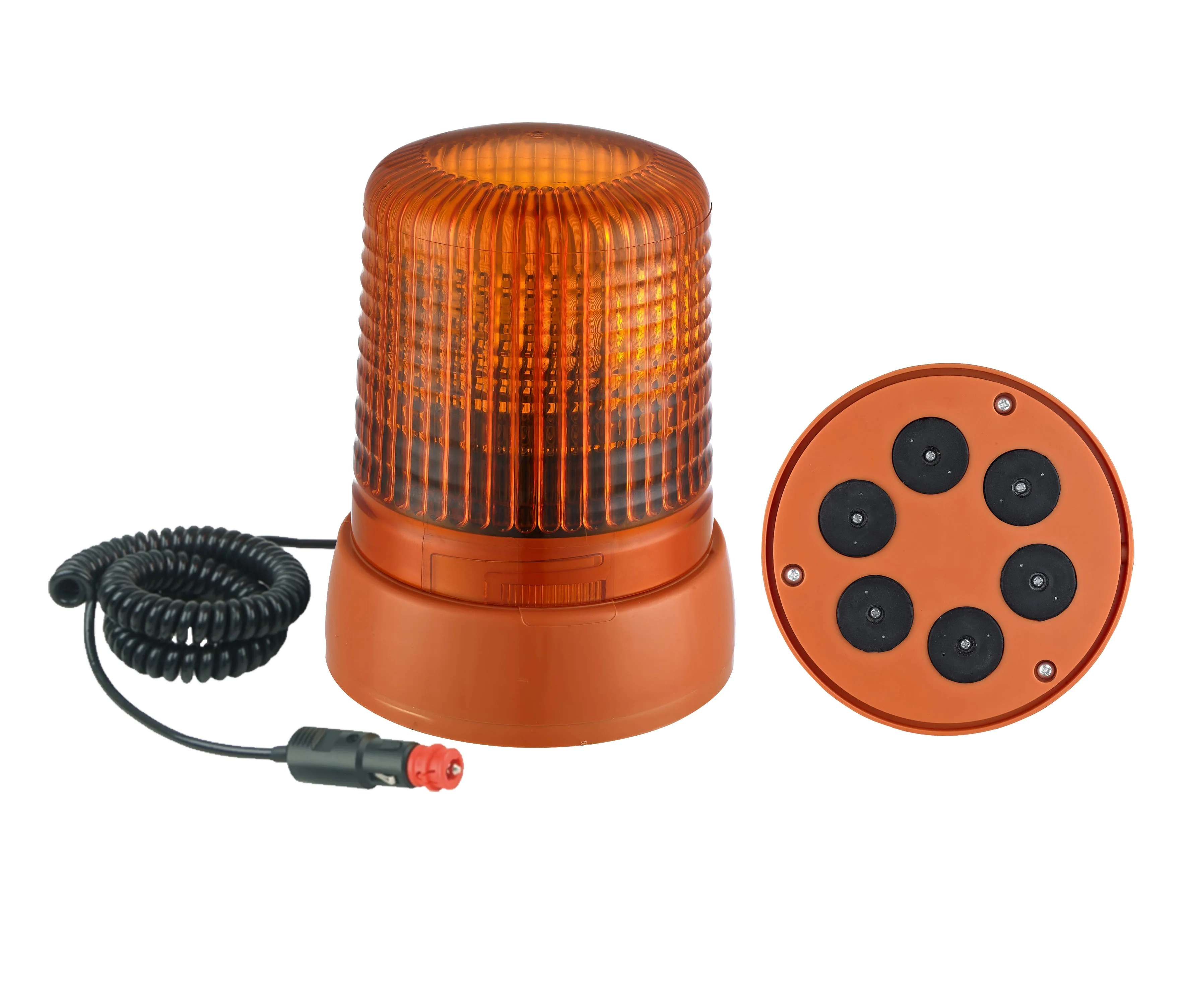 Traffic Truck Yellow Halogen Revolving Lamp H1 Emergency Rotating Light ...