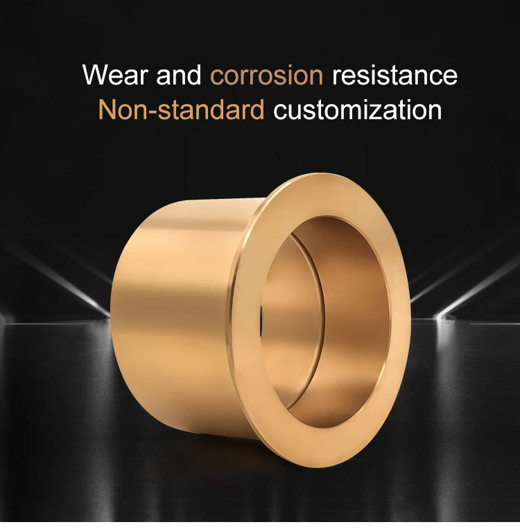 Customized Processing Of Alloy Small Copper Sleeve With Flange - Buy ...
