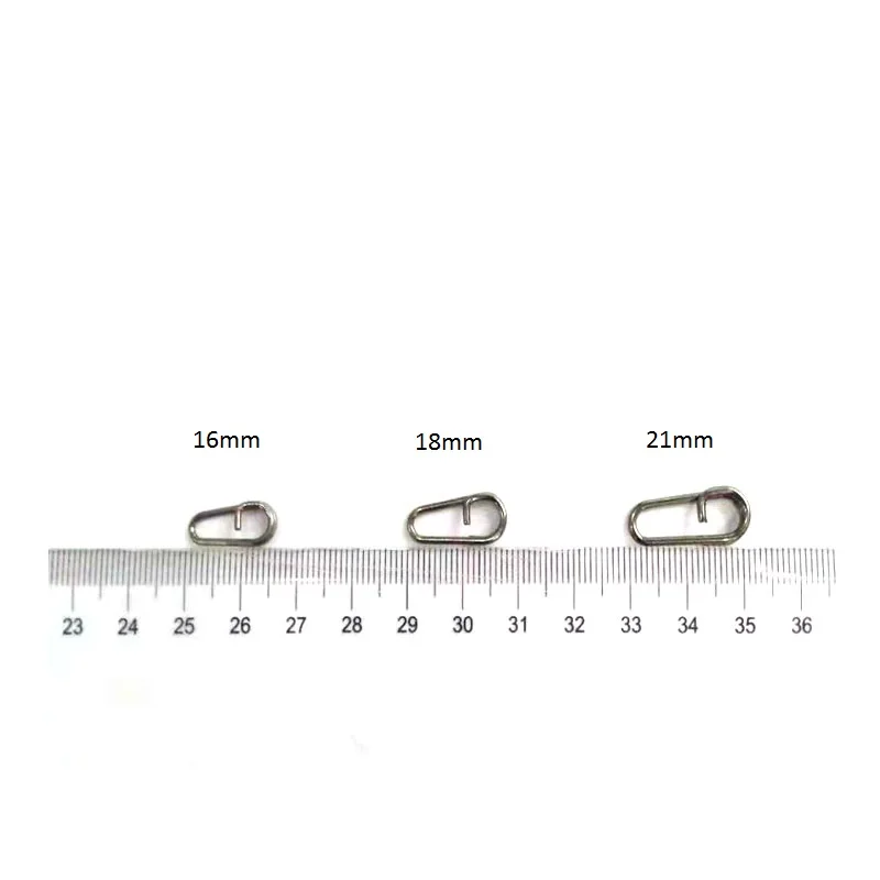 In Stock Wholesale Bent Head Oval Split Rings Stainless Steel Carp Fishing Swivels Accessories ...