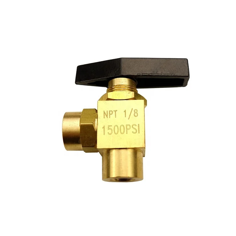 Brass Instrument 2 Way Ball Valve Panel Mounted 1/8" 1/4" Npt Female ...