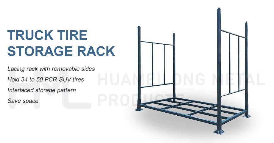 Warehouse Storage Stacking Demountable Pcr Tire Rack - Buy Pcr Tire ...