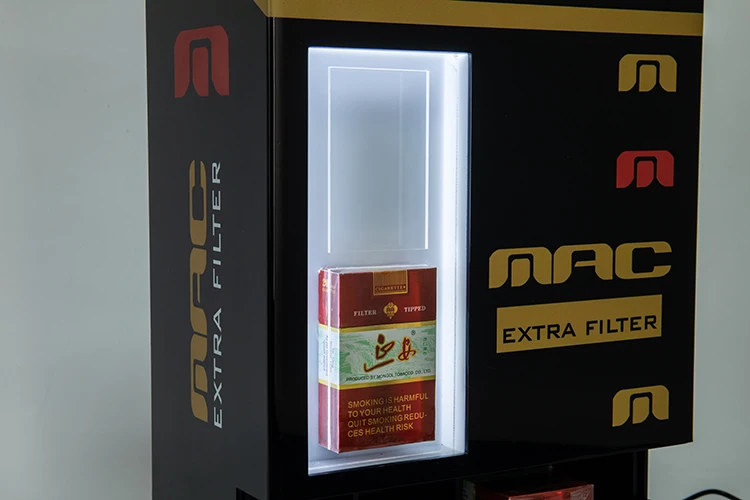 Automatic Push Acrylic Cigarette Tobacco Display Cabinet Stand - Buy ...