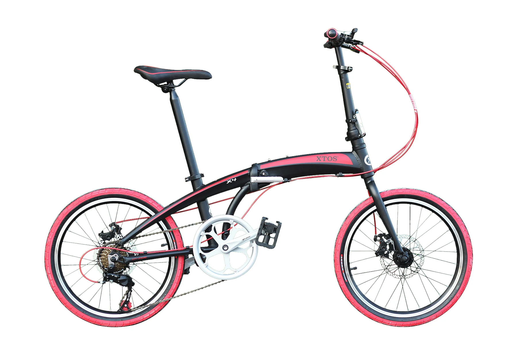 XTOS Mini Folding Bike - Lightweight & Versatile Design