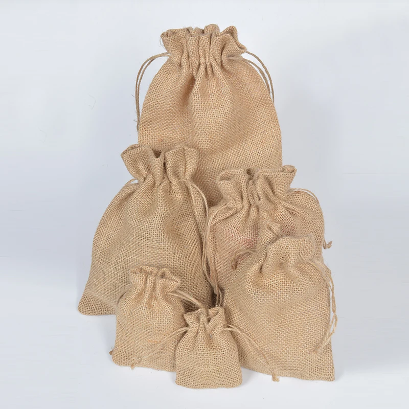 Eco-friendly Jute Bags for Coffee Beans and Gift Packing