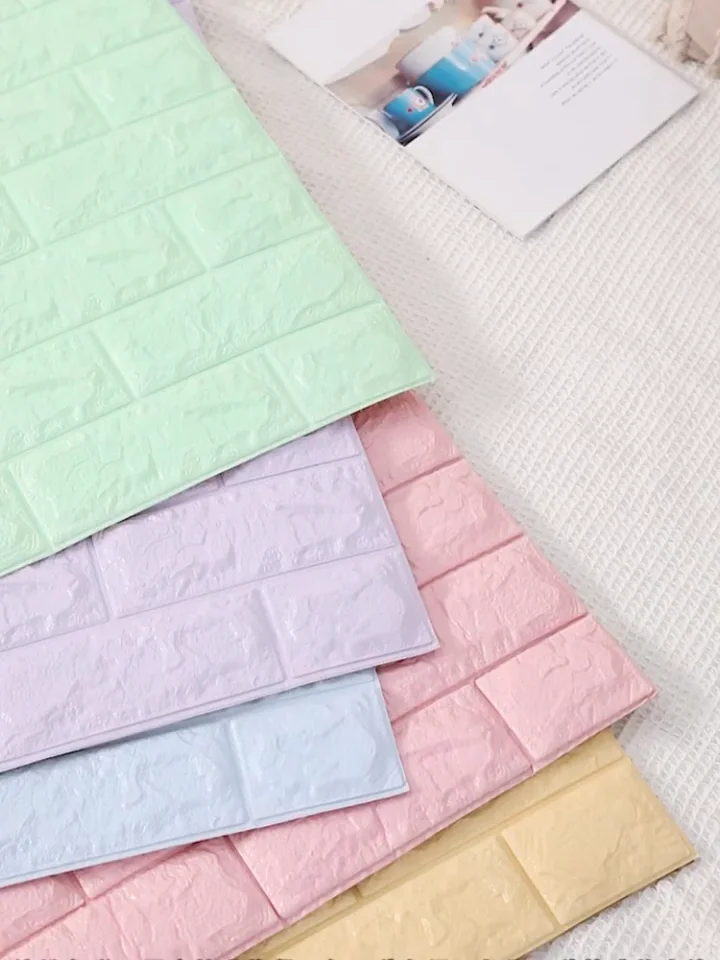 Brick Eva Stickers 3d Foam Wallpaper Adhesive Ceiling Tiles - Buy Foam ...