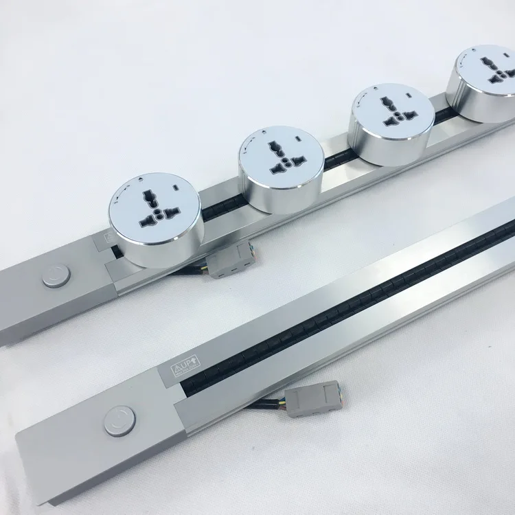Aluminum Alloy Track Rail Universal Plug Power Adapter