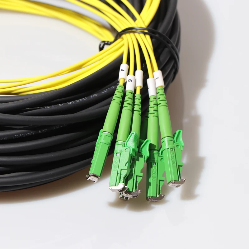 Pre-terminated Cable Lc E2000/apc 6 Fiber Outdoor Fibre Optic Cable ...