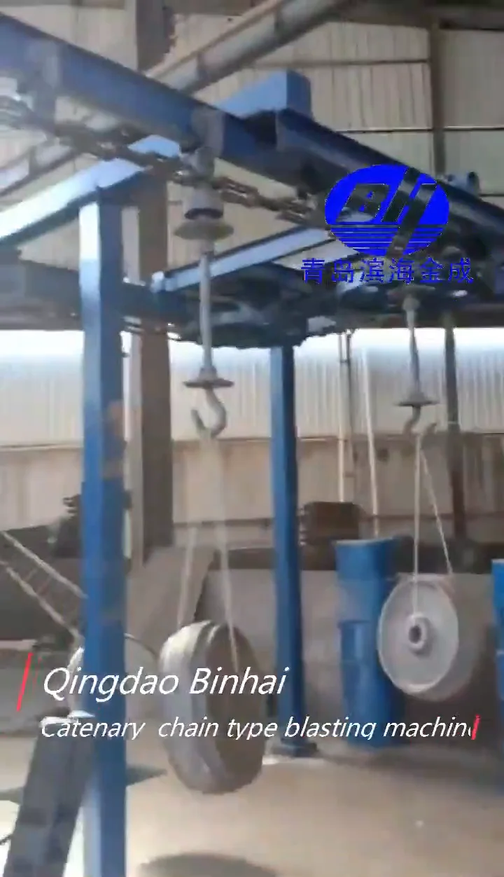 Q48 Hanging Chain Type Shot Blasting Machine,Automatic Sandblasting ...