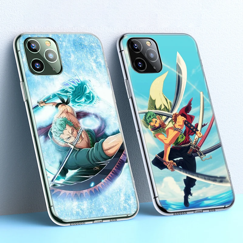 Custom Anime One Piece Transparent Phone Case For Iphone 11 Xs Cover ...