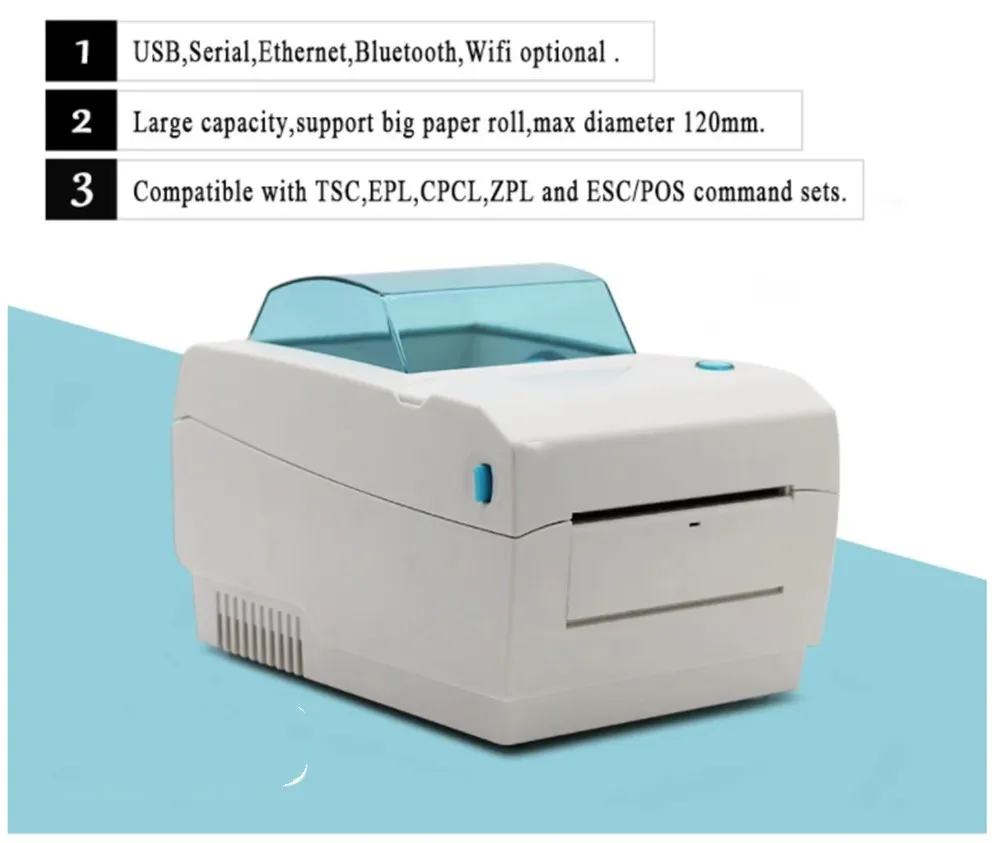 Fast Dispatch Thermal Label Printer 4x6 High Quality Jp-cc410 Direct ...