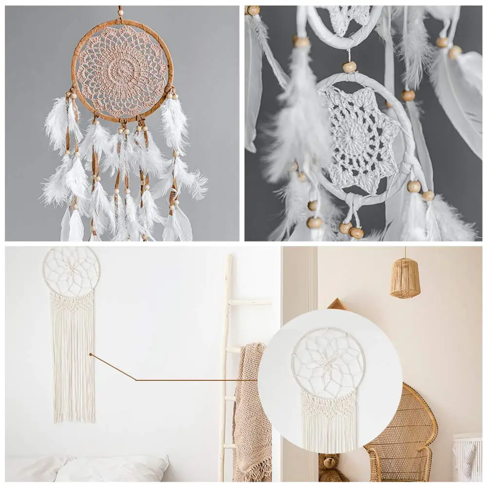 Wooden Hoops for Crafts - DIY Dream Catcher Embroidery