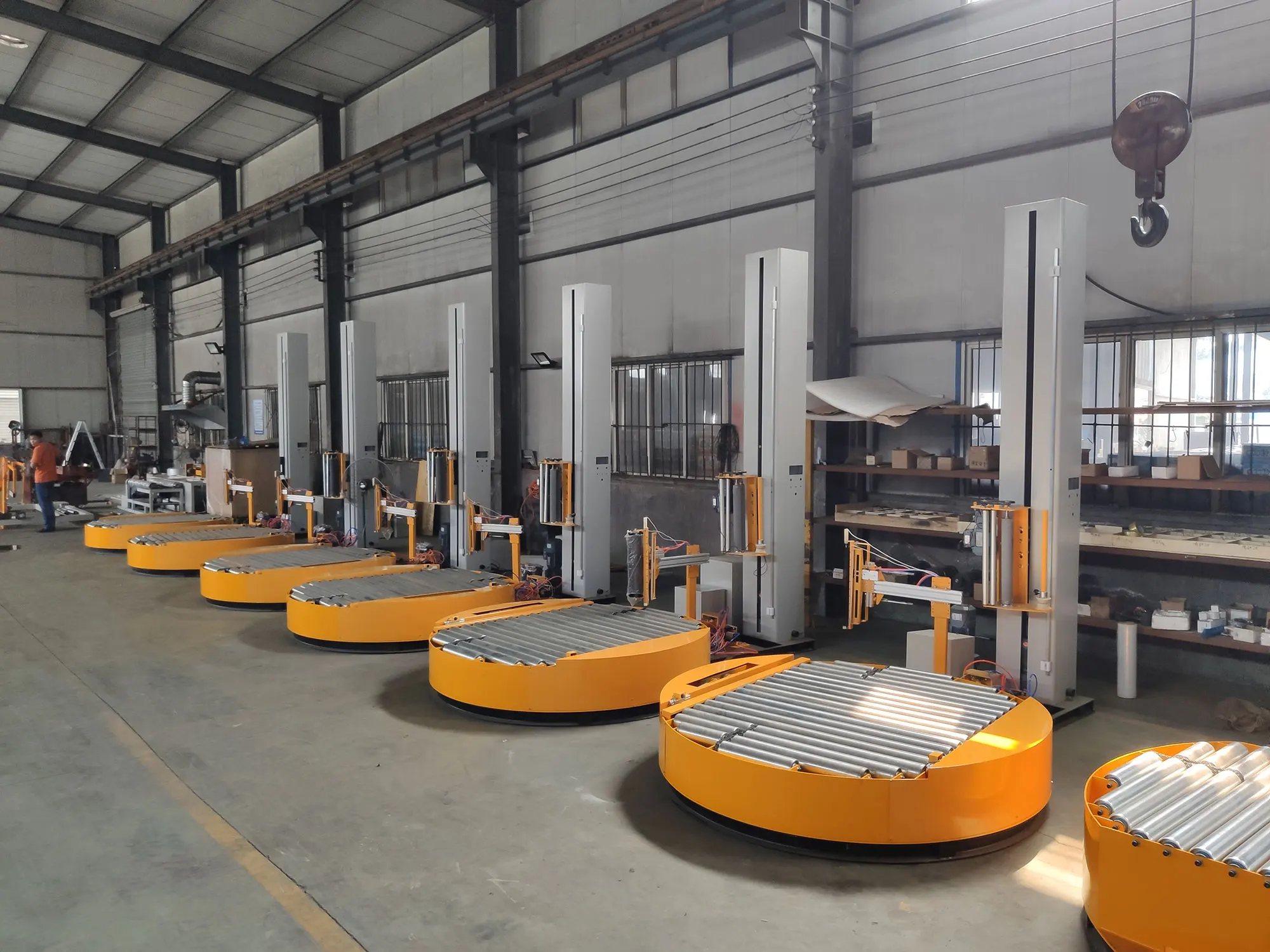 Automatic Stretch Film Shrink Pallet Wrapping Machine