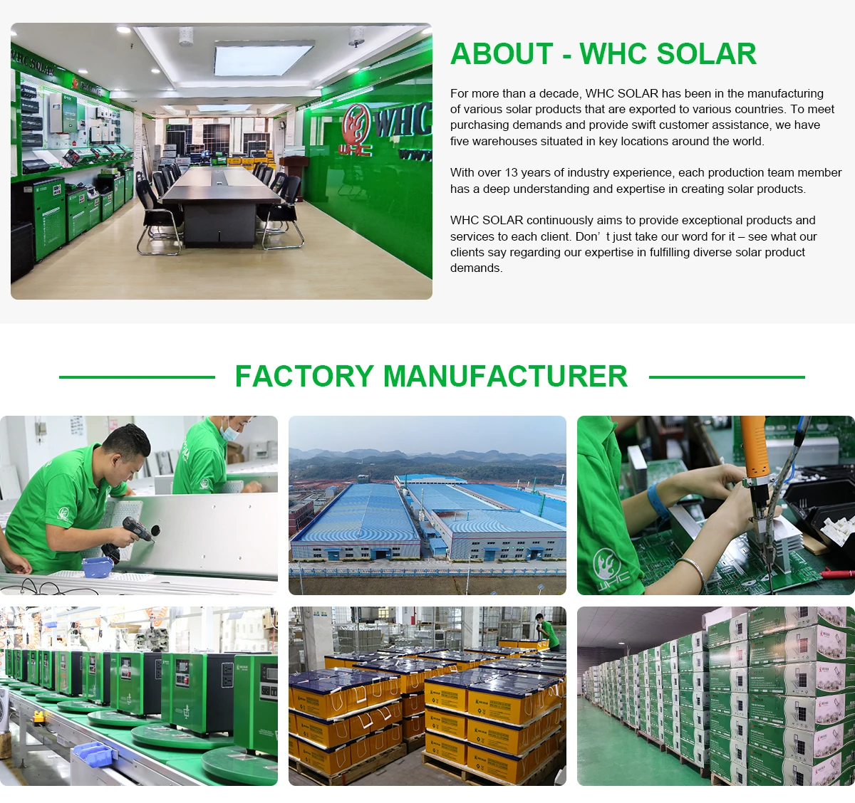 Guangzhou WHC Solar Technology Co., Ltd. - Solar Battery, Solar Generator
