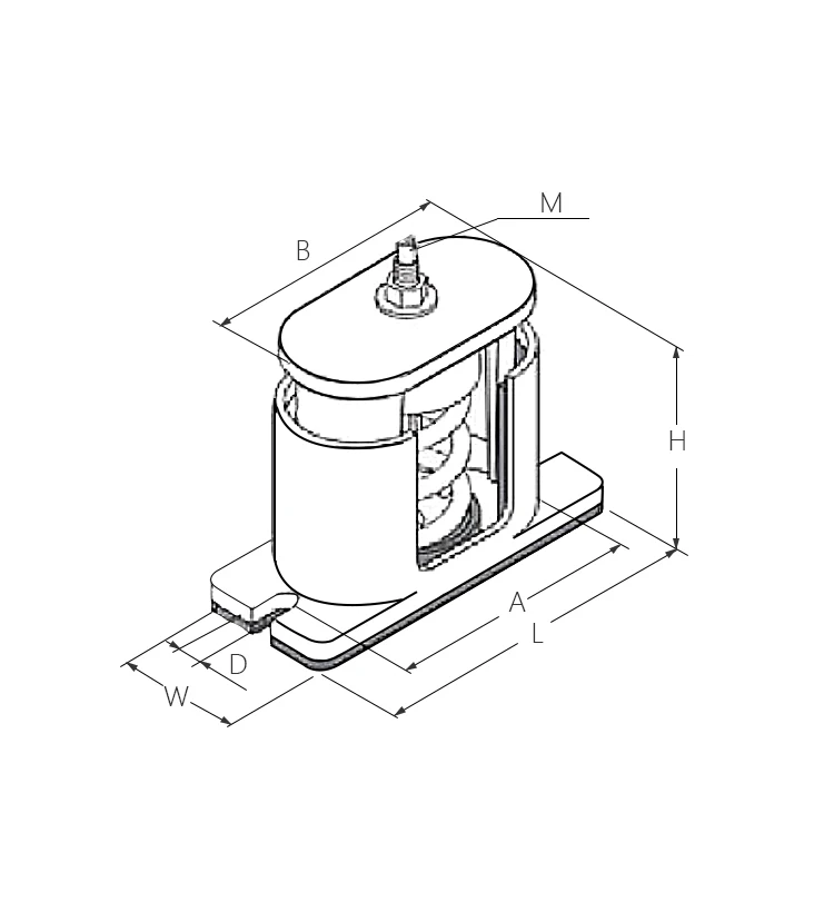Fan Vertical HVAC Spring Mount Vibration Isolator - Energy Saving
