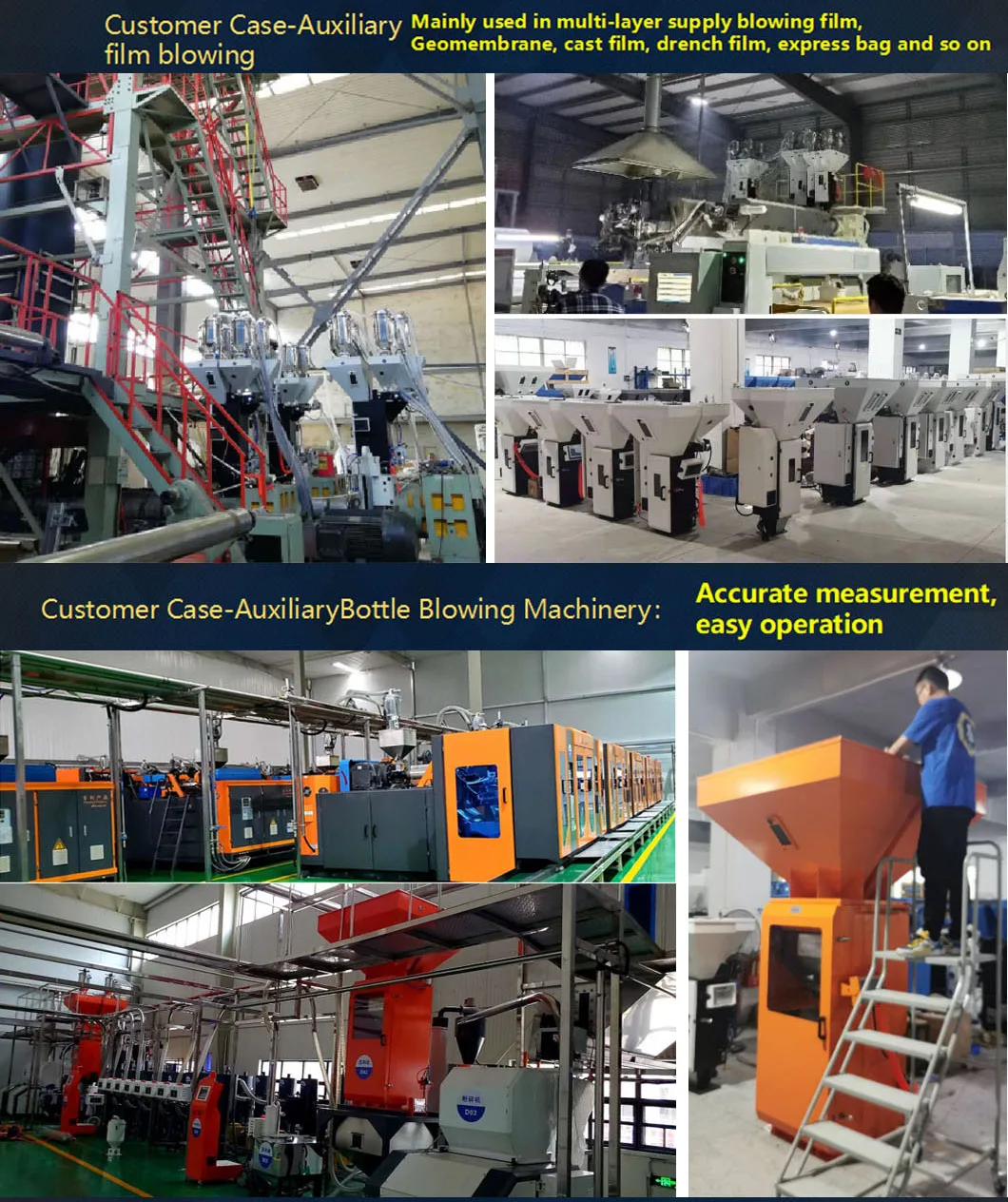 Plastic Mixer Screws Feeder Ground Dosing Unit Dosers Double Color ...