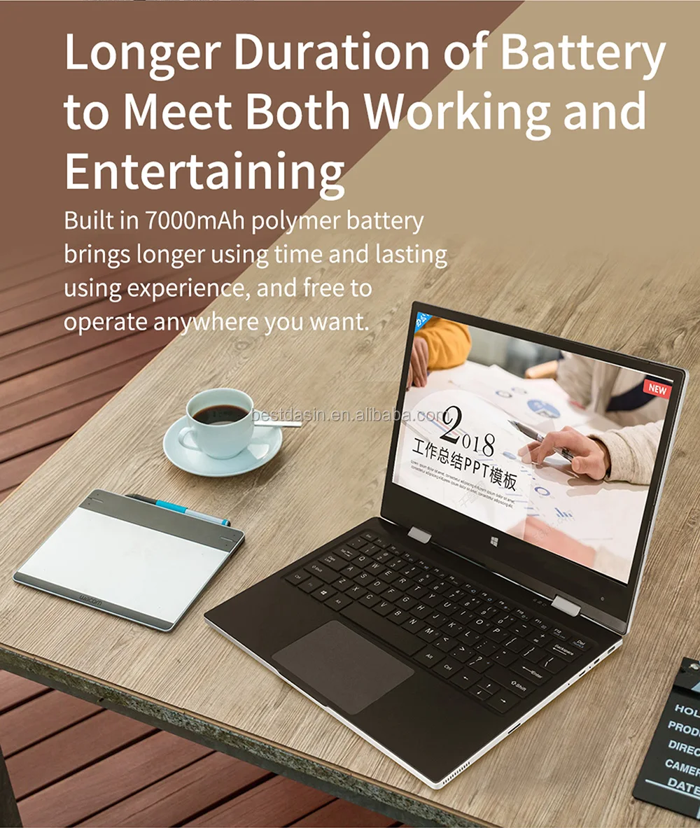 Laptop 11.6 Inch Fhd Ips Touchscreen 360 Degree Rotate Ultrabook 4gb ...