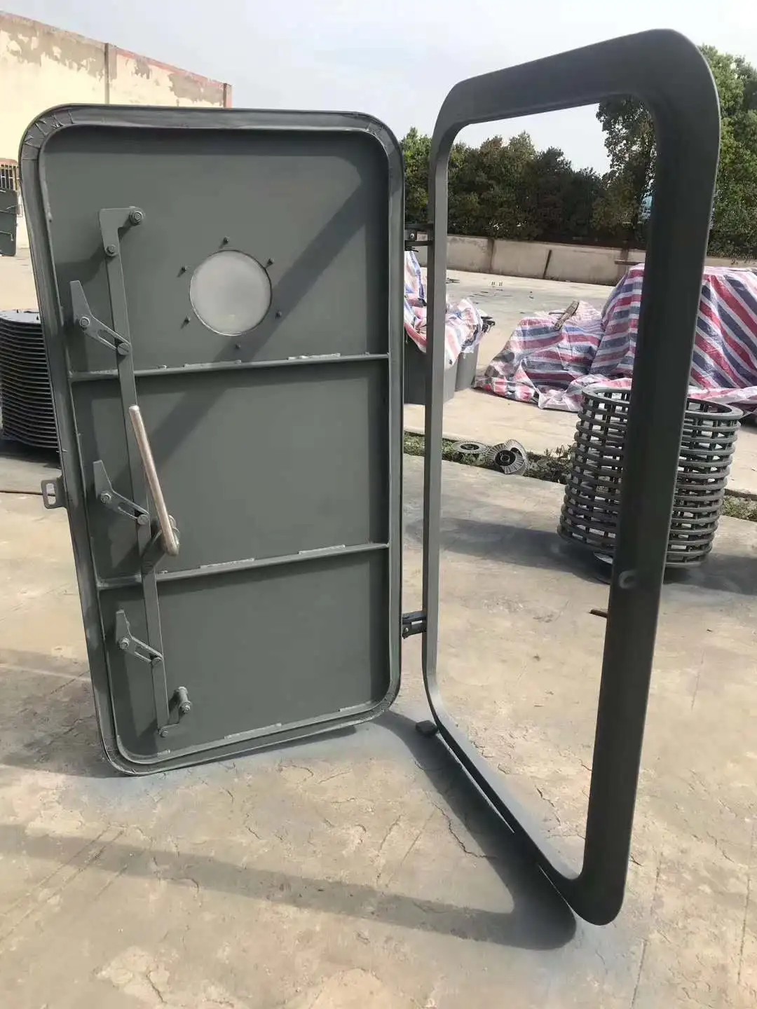 Hj Marine Quick Acting Hinged Steel Watertight Door For Ship With Abs ...