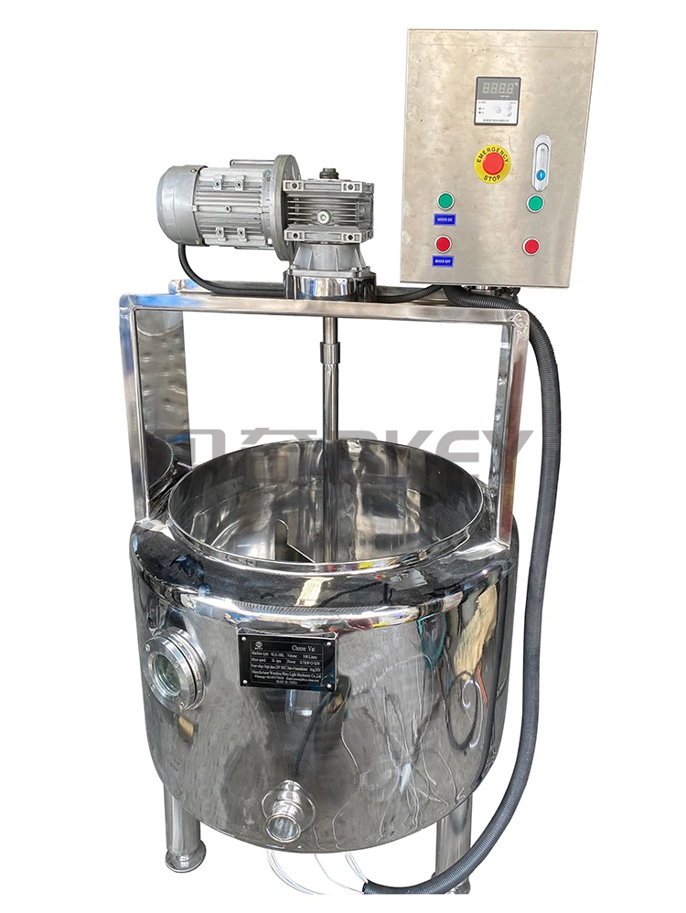 Industrial Small Scale Cheese Vat For White Cheese Production Making ...