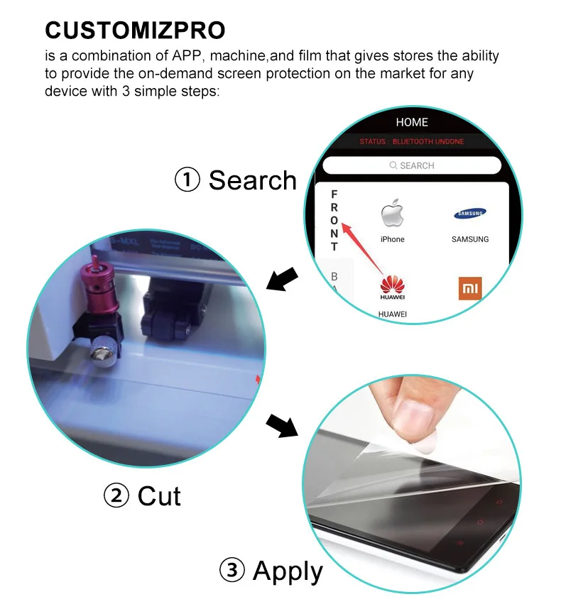 Automatic Smartphone Mobile Phone TPU Screen Protector Making Laser ...