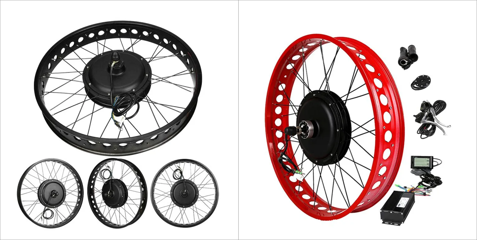 Ebike Moter Kit 48v 1000w Electric Bike Kit With Battery E Bike Hub ...