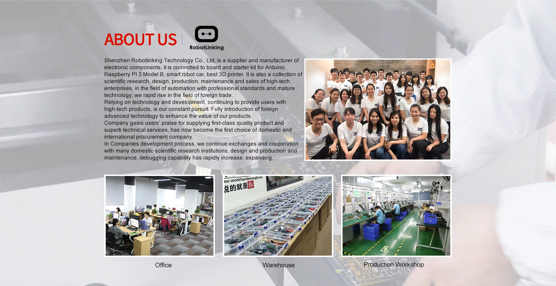 Shenzhen Robotlinking Technology Co., Ltd. - Uno Kit, for Arduino