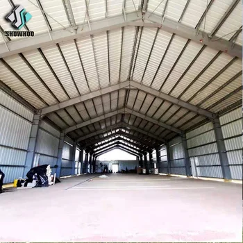 Gable Frame Metal Building Prefabricated Industrial Steel Structure ...