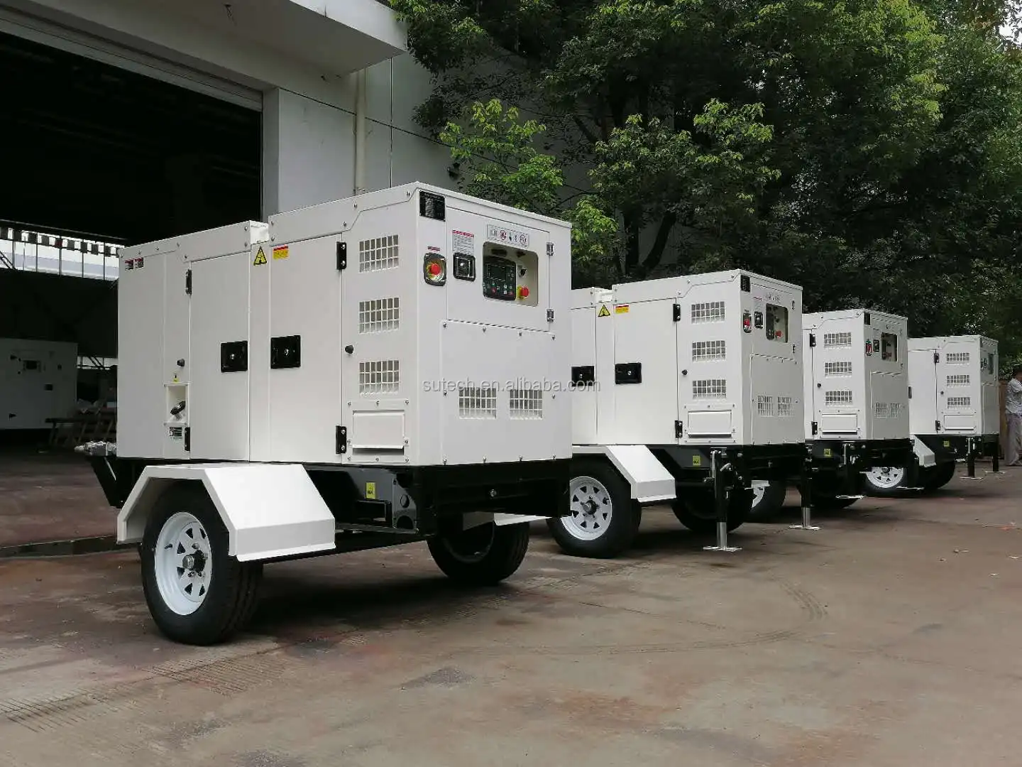 Trailer Mounted 55KW Diesel Generator with Cummins Engine
