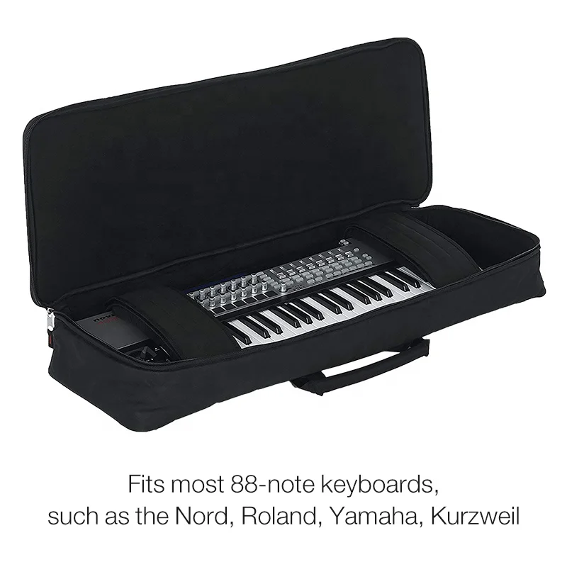 Oem Portable Padded Instrument Gig Case Bag Music Keyboard Gag For 61 ...