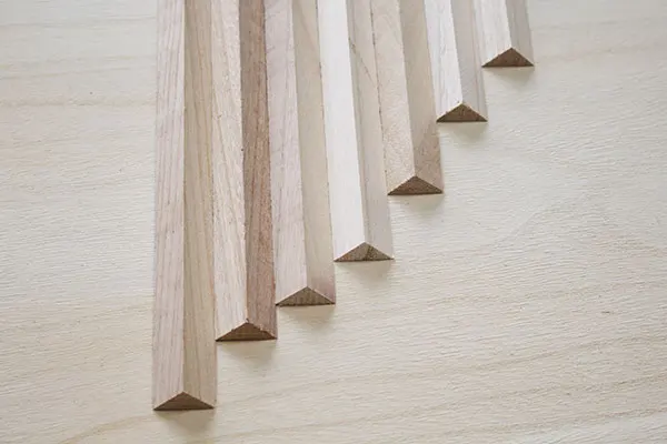 Paulownia Timber Chamfer Strips for Durable Concrete Construction