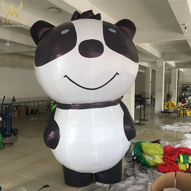 Cute China Mascot Figure 2m/5m/10m Cartoon Inflatable Panda Shape ...
