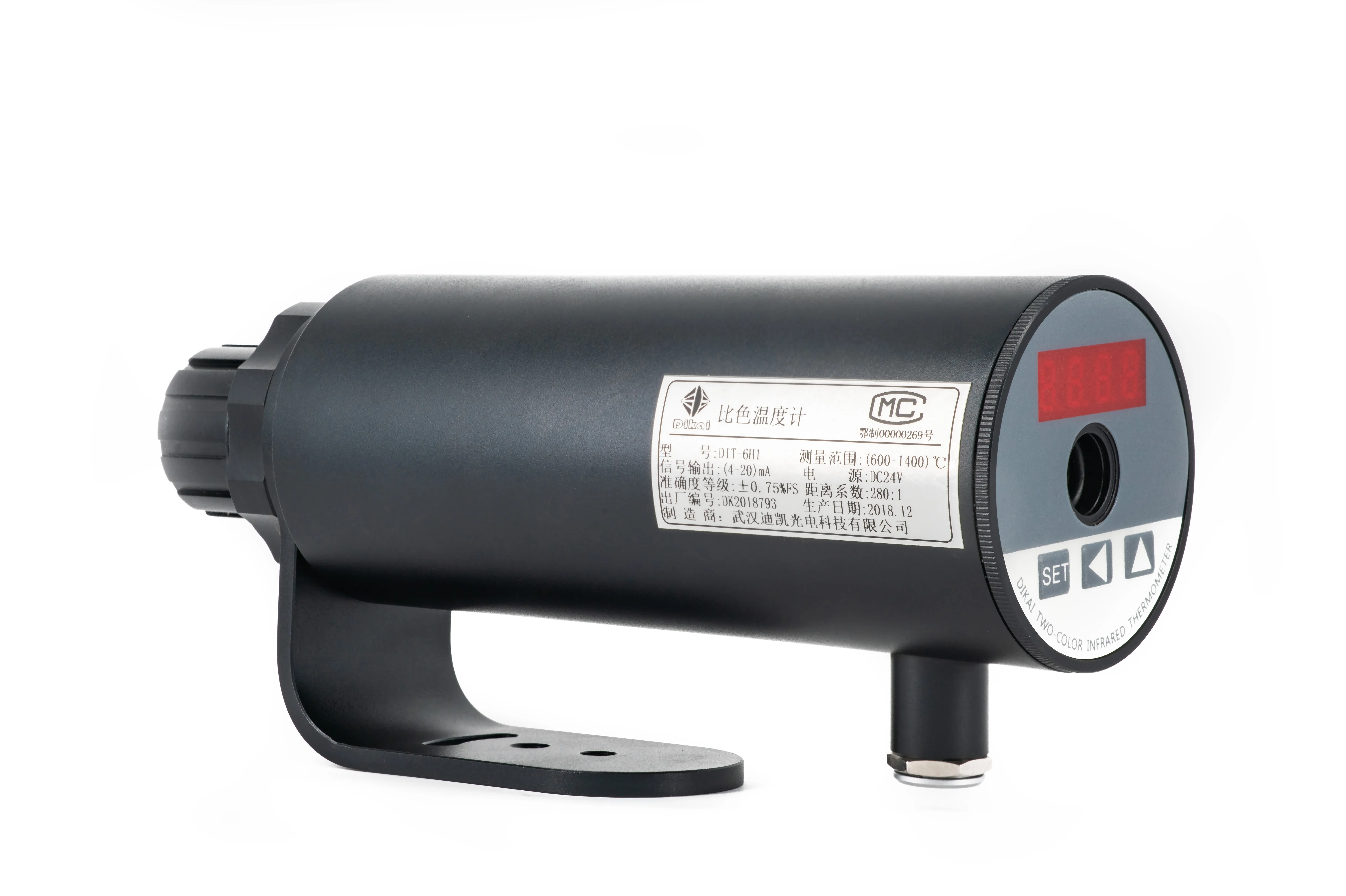 Two Color Infrared Pyrometer 2000c High Temperature Sensor