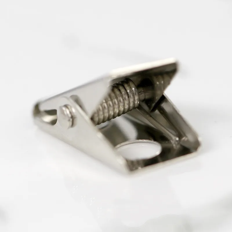 High Quality Metal 2 Hole Smooth Face Clips With Semi-overlapping Jaw ...