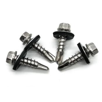 Wholesale Metal Stainless Steel Tek Screws For Roof 5/16 M8 Galvanised ...