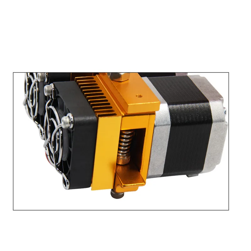 Mk8 Dual Head Extruder 12v40w 3d Printers Parts Nozzle 0.3mm 0.4mm ...