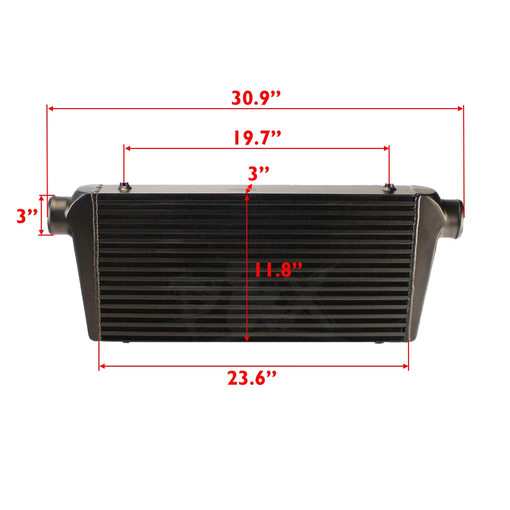 Universal Fit Turbo Aluminum Intercooler - High Performance