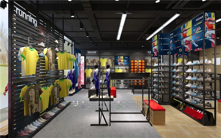 Custom Made Exceptional Sports Shop Display Furniture