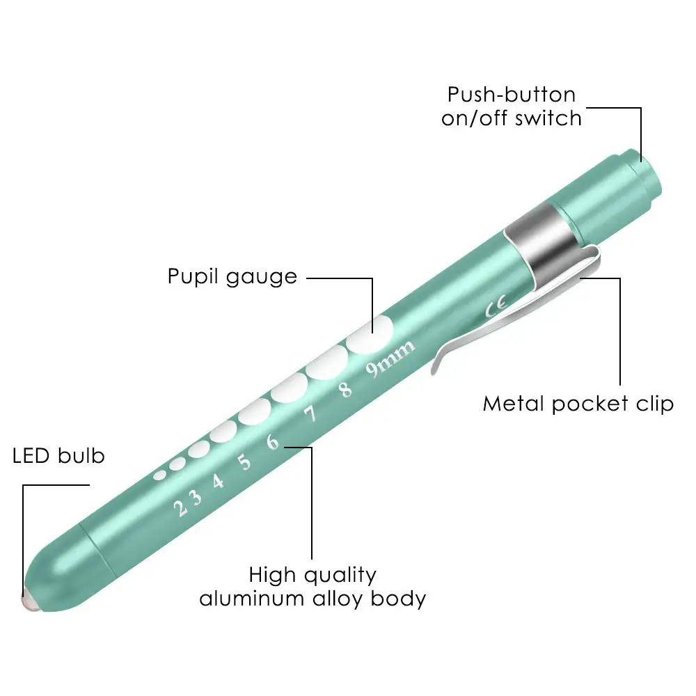 Custom Logo LED Medical Pen Light - Pocket Flashlight for Doctors ...