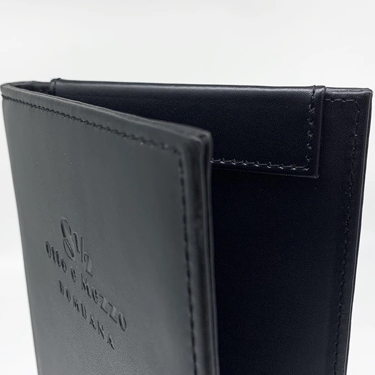 Customized Logo Catering Check Presenter Leather Restaurant Bill ...