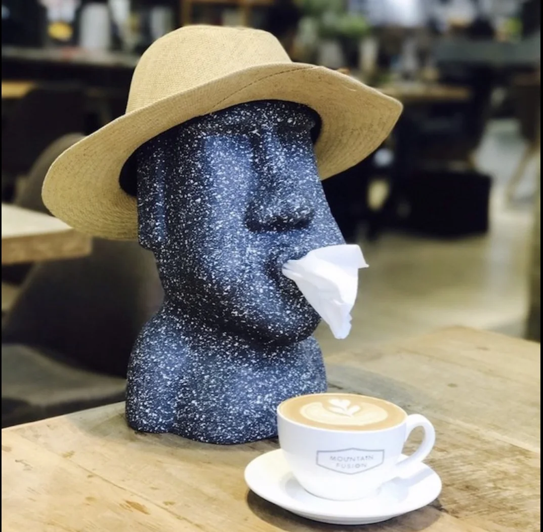 Resin Moai Stone Statue Tissue Box| Alibaba.com