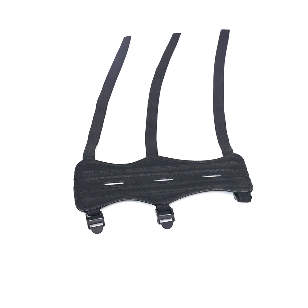 Archery Safety Gears Black Leather Forearm Guard Leather Archery Arm ...