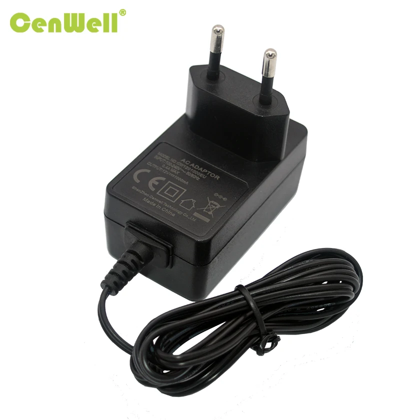 Intertek Adapters Eu Plug 12v 1a Ac Dc Power Adaptor For Cctv Camera ...