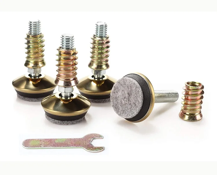 Adjustable Leveling Feet Glide For Tables Chairs Cabinets - Buy ...