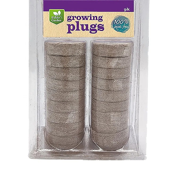 20PC Coco Coir Plugs - Eco-Friendly Plant Growing Solutions