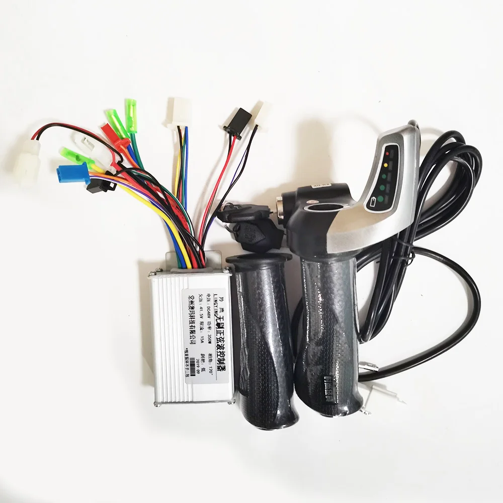 36V 48V 350W Electric Scooter Ebike Brushless Hub Motor Controller