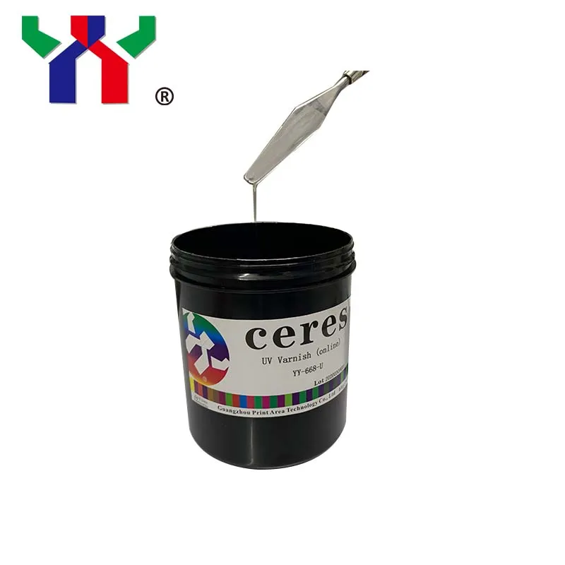 High Glossy UV Offset Varnish YT-668-U, 25kg/barrel